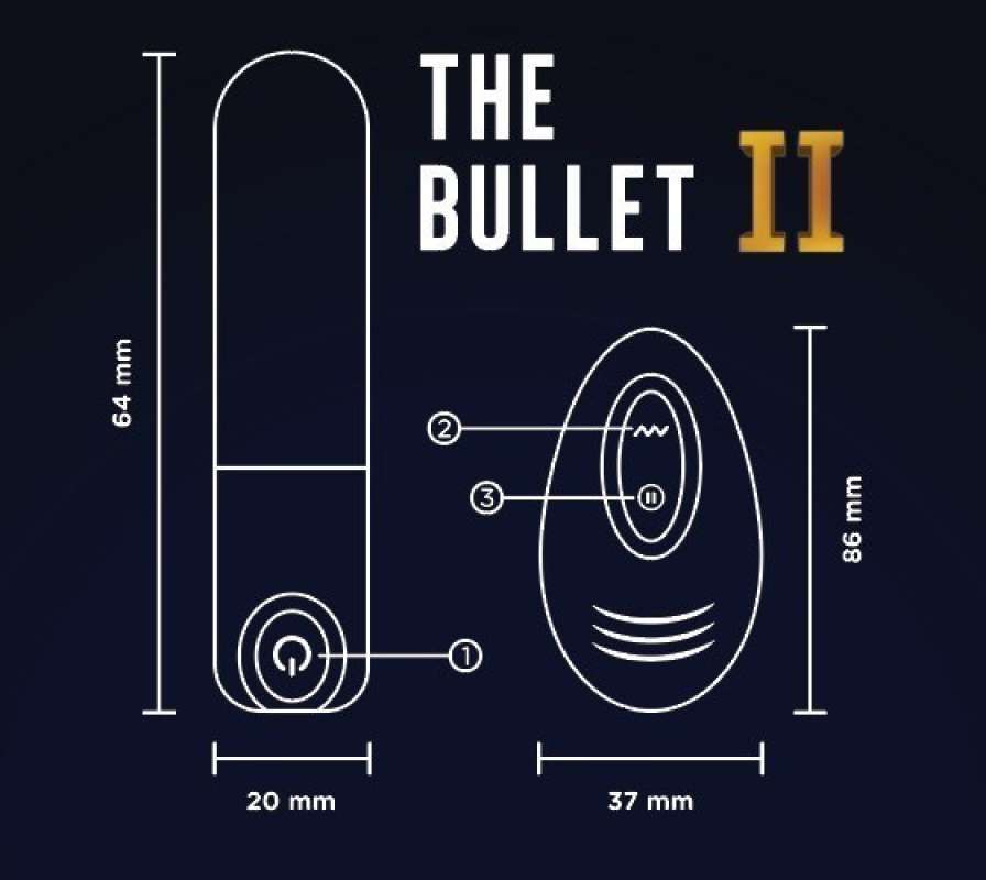 Promo VIVO VIBE THE BULLET II. Vibrator Getar Menggunakan Remote Diskon ...
