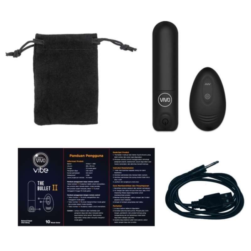 Promo VIVO VIBE THE BULLET II. Vibrator Getar Menggunakan Remote Diskon ...