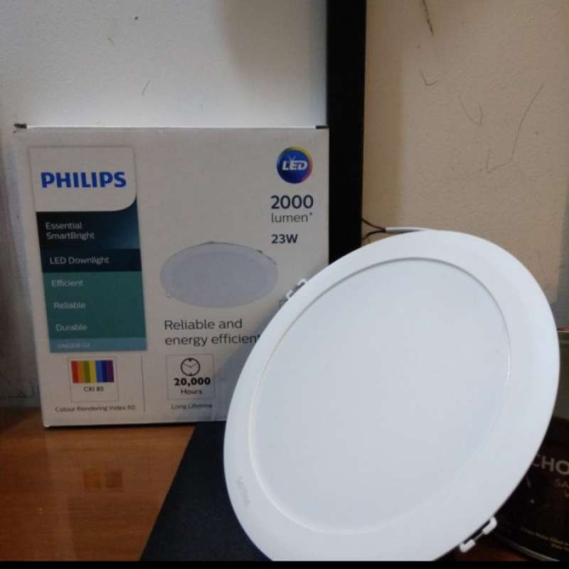 Promo Lampu Downlight Panel Led Philips 24 Watt Dn020b 8 Diskon 23% Di ...