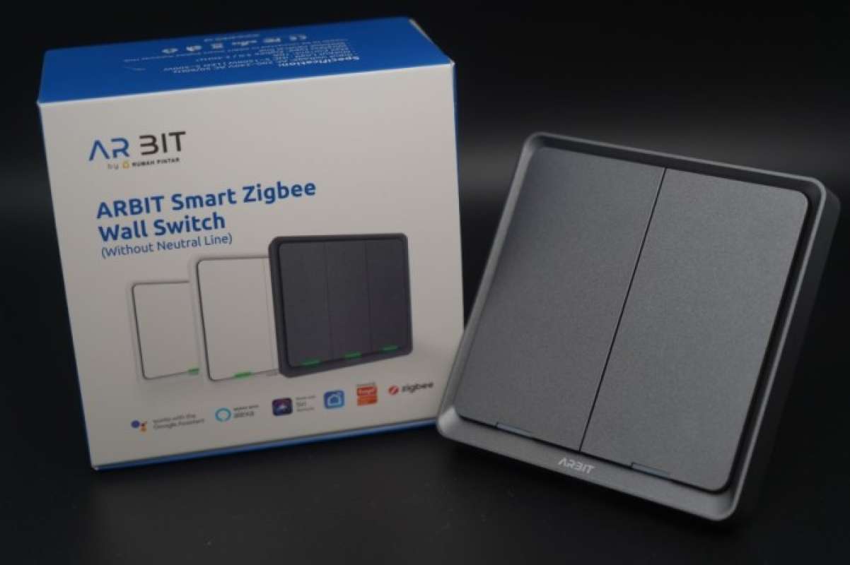 Promo Arbit Smart Home Zigbee Wall Switch 2 Gang Without Neutral Line ...