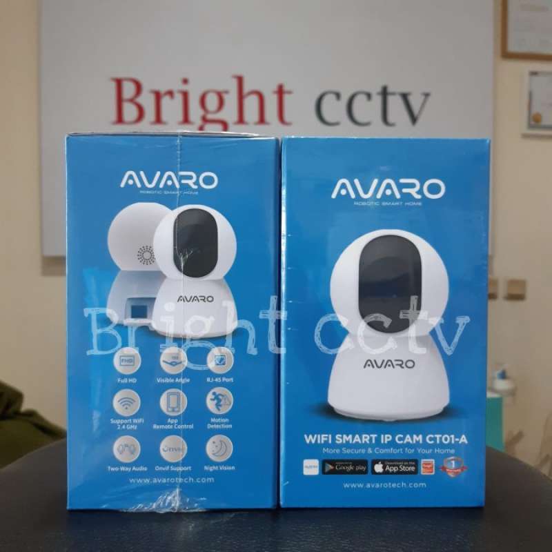 Jual Avaro Ct01-A Smart Ip Cam Cctv Wifi Full Hd Port Lan Onvif Terbaru di Seller X.BOG - Tanah ...