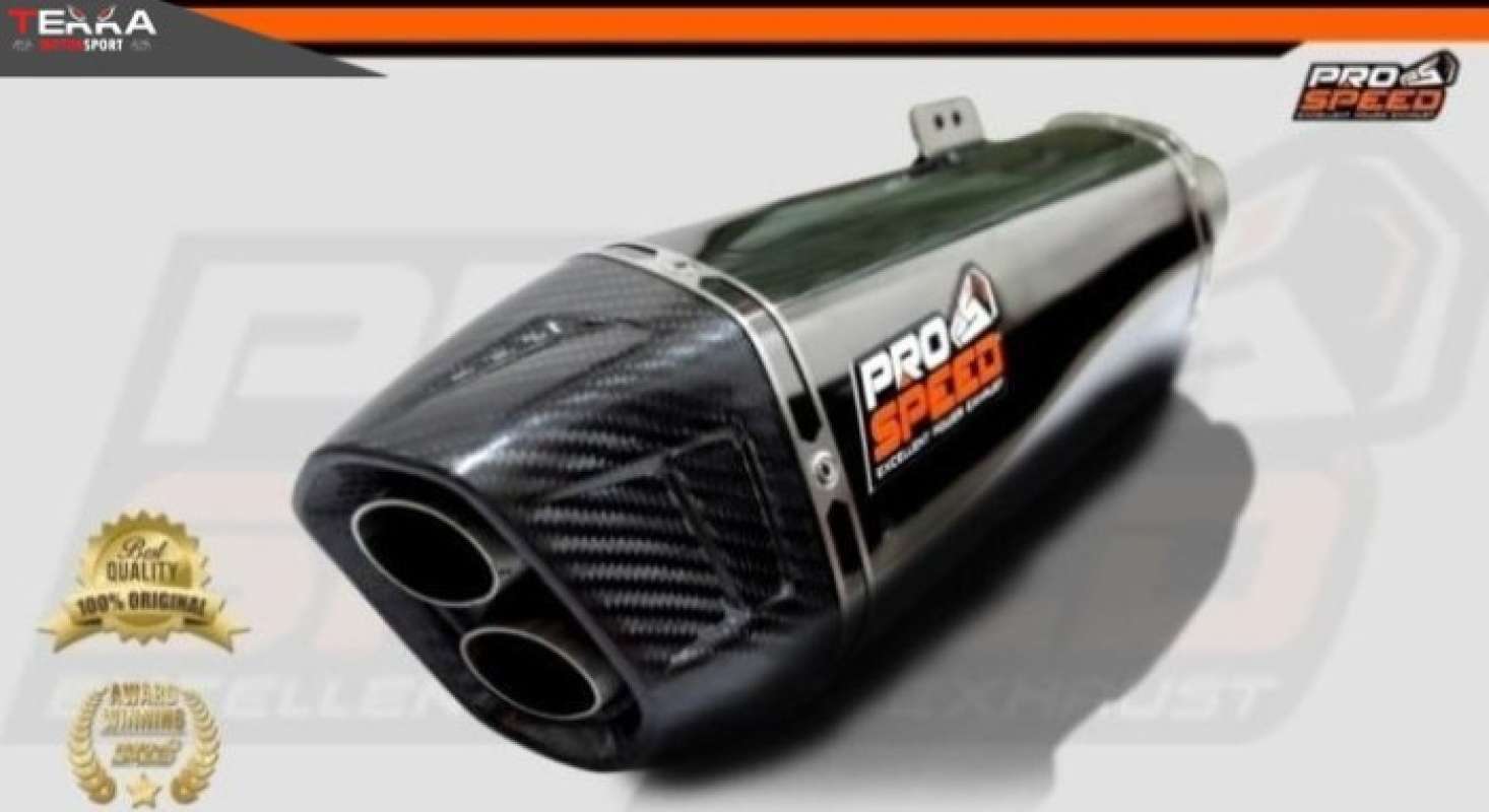 Promo Knalpot Prospeed Shark Black New Yamaha R25 Prospeed Exhaust ...