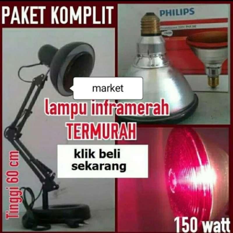 Promo Lampu Infrared Philips Satu Set +Tiang duduk/Lampu Terapi Philips ...