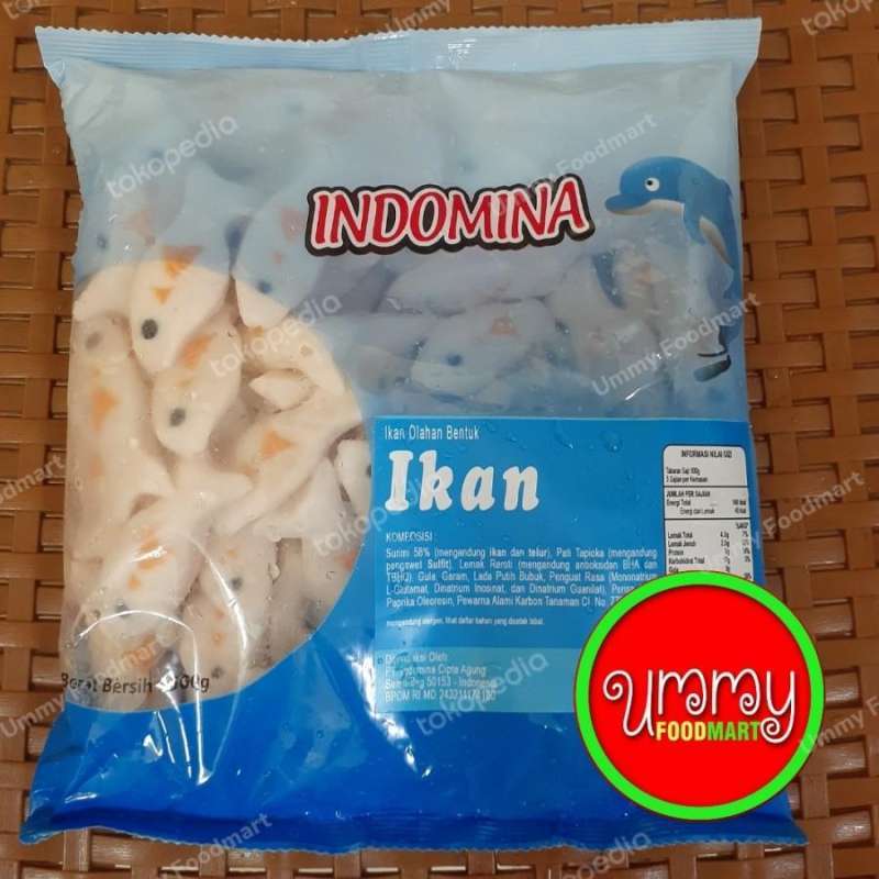 Jual Indomina olahan ikan bentuk ikan 500gr di Seller Toko ummy ...
