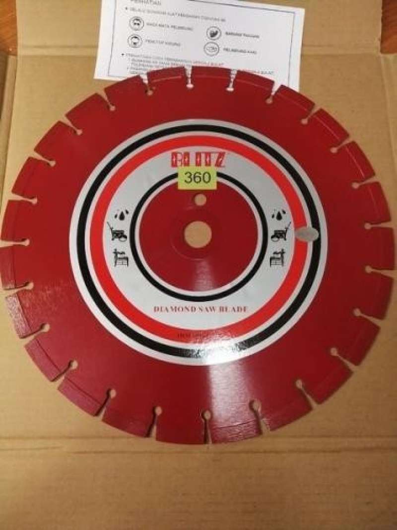 Promo Mata potong beton Blitz 14 inch 350mm aspal granit diamond wheel ...