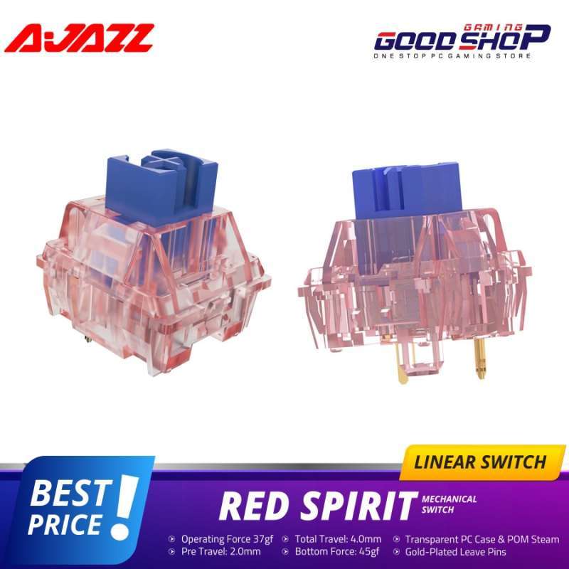 Jual AJAZZ SWITCH Red Spirit Switch Linear - 5 Pcs di Seller GOOD ...