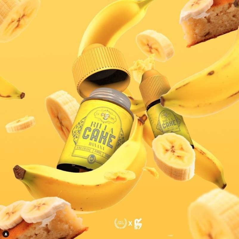 Jual Cakerilla V3 Banana Cheese Cake 60ml Liquid Vape Rilla Cake Creamy ...
