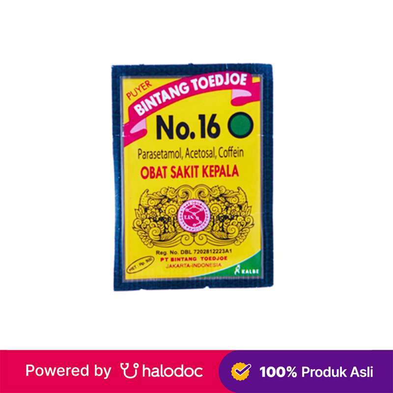 Jual Puyer Bintang Toedjoe No 16 1 G 12 Sachet Di Seller Apotek ...