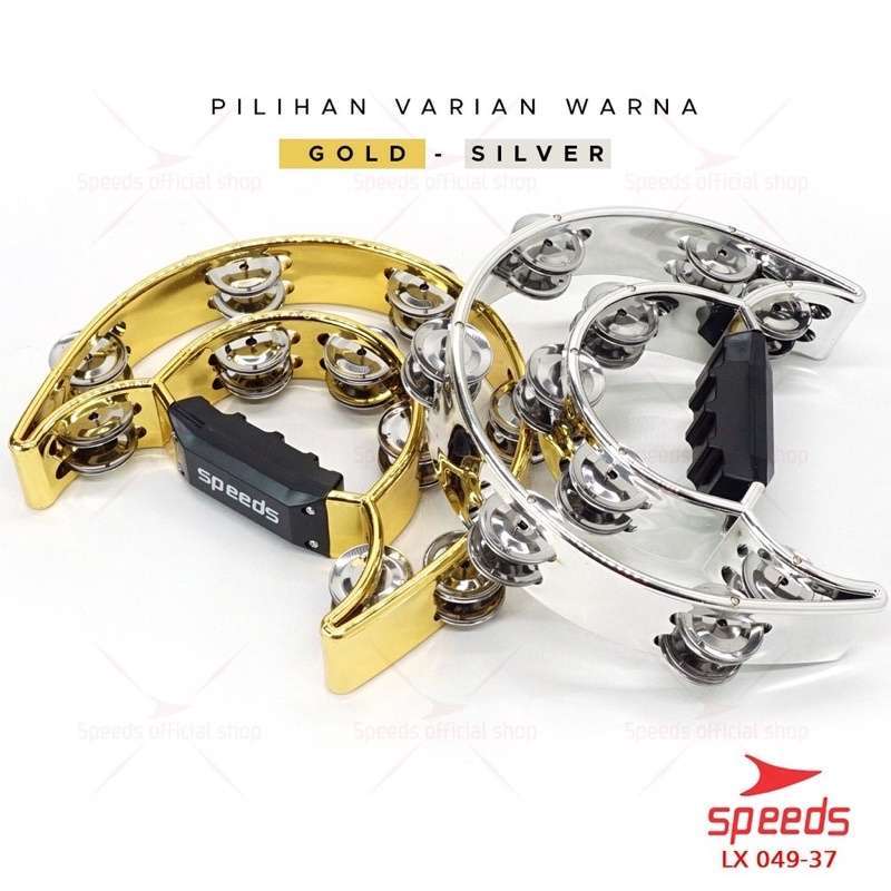 Promo SPEEDS Alat Musik Tamborin Tambourine Double Ring Plastik ...