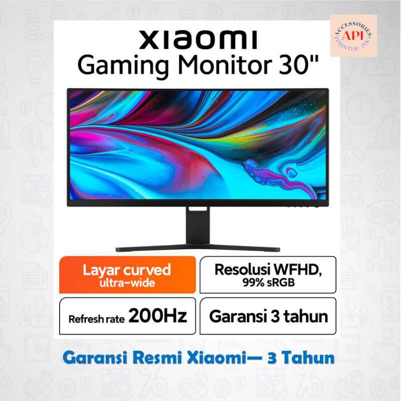 Jual Monitor Xiaomi Curved Gaming 30 Inch 30 Curved 1800r Wfhd 200hz ...