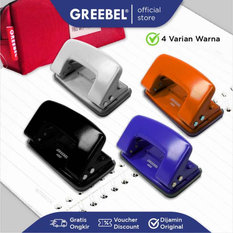 Promo Greebel Punch 480 /pembolong Kertas/perforator Atk Kapasitas 1000 ...