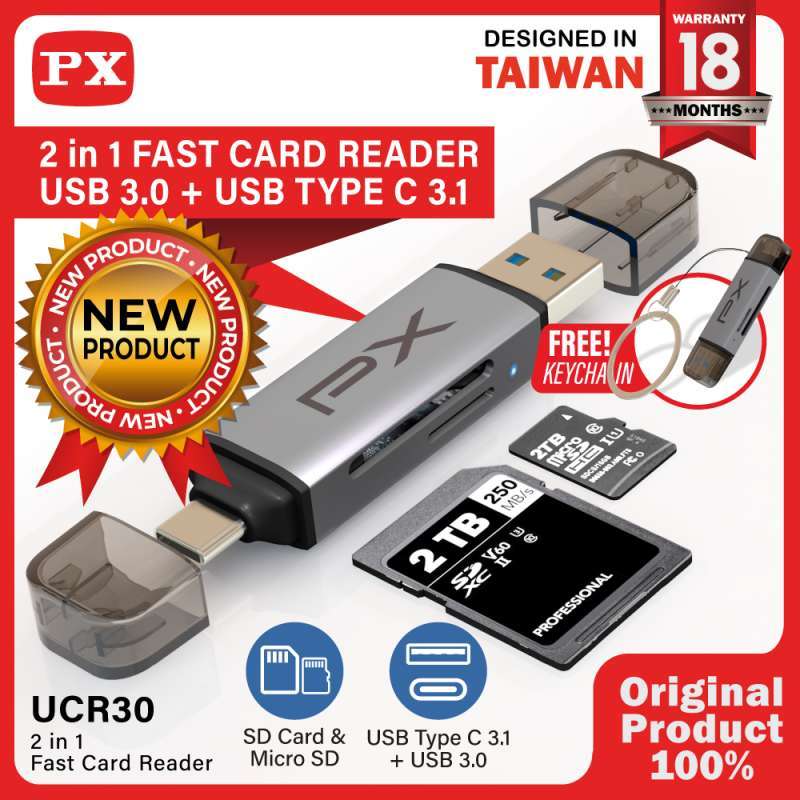 Jual Card Reader Usb Px Original Murah - Harga Diskon Juli 2024 | Blibli