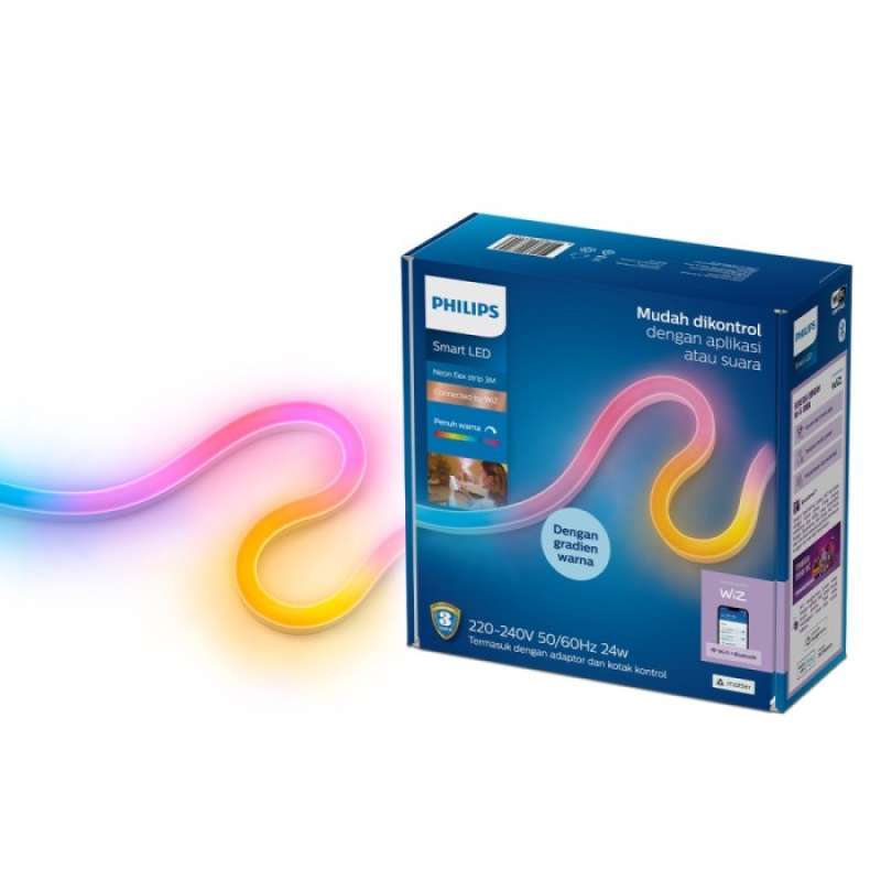 Promo Philips Lampu Wifi Neon Flex Strip 3m Tunable Color Diskon 23% Di ...