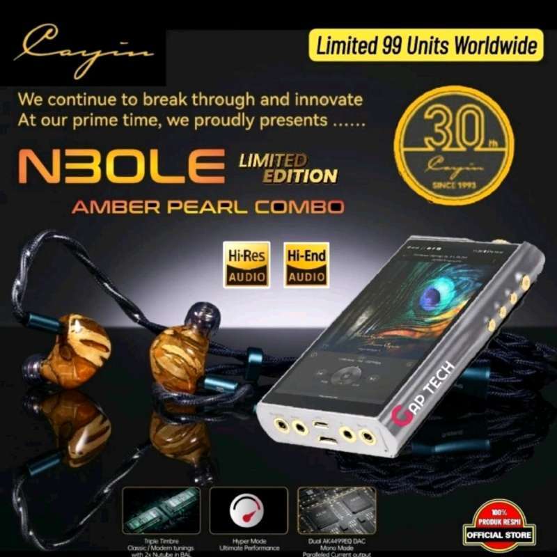 Jual Cayin 30th Anniversary N30LE Amber Pearl Combo DAP with Amber ...