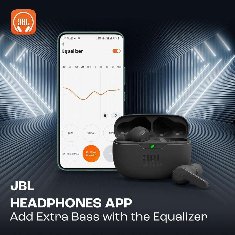 Promo Jbl Wave Beam - True Wireless Earbuds With Deep Bass Sound Tws ...