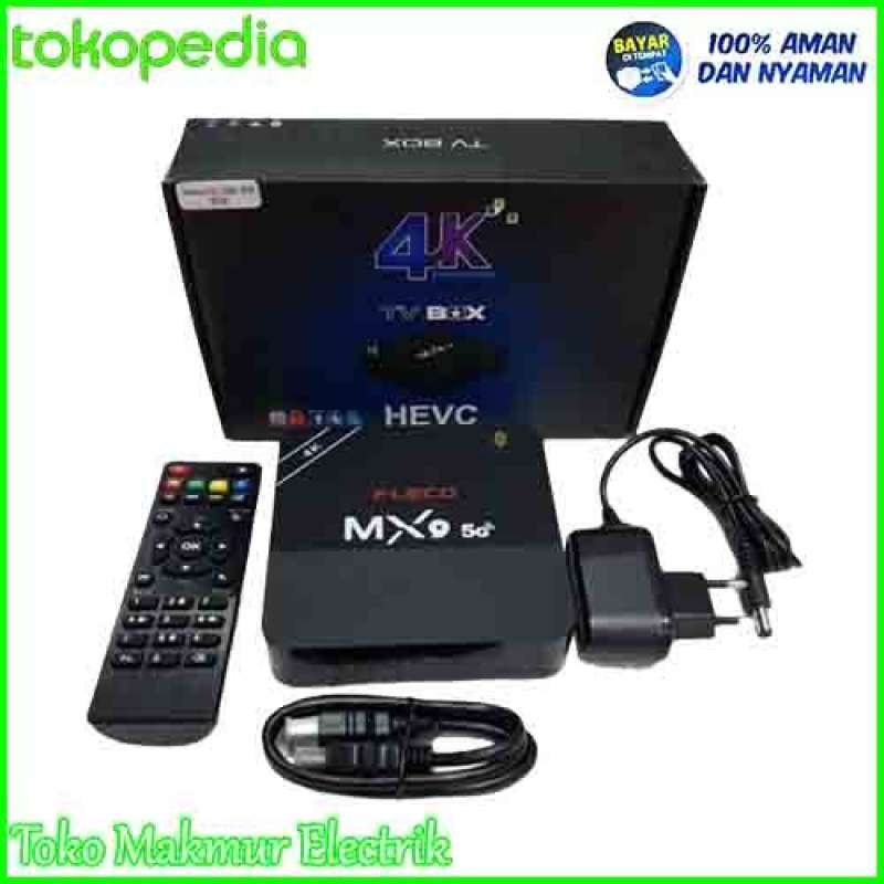 Promo Android Tv Box Fleco M18 Tv Cable TV Box 4K MX 9 Fleco Diskon 33% ...