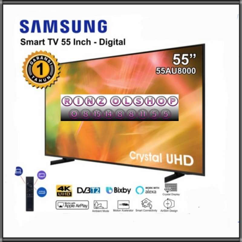 Jual Led Tv Samsung 55au8000 Smart Tv Uhd 4k Crystal Ua55au8000kxxd Di ...