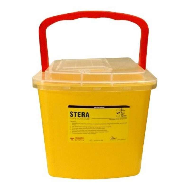 Promo Sharp Container Stera Tempat Sampah Medis Limbah Medis / Jarum 7 ...
