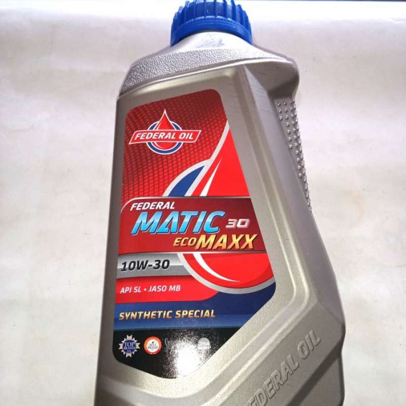 Promo Oli Mesin Motor Matic Merk Federal Tipe Ecomaxx Ukuran 800 Ml ...