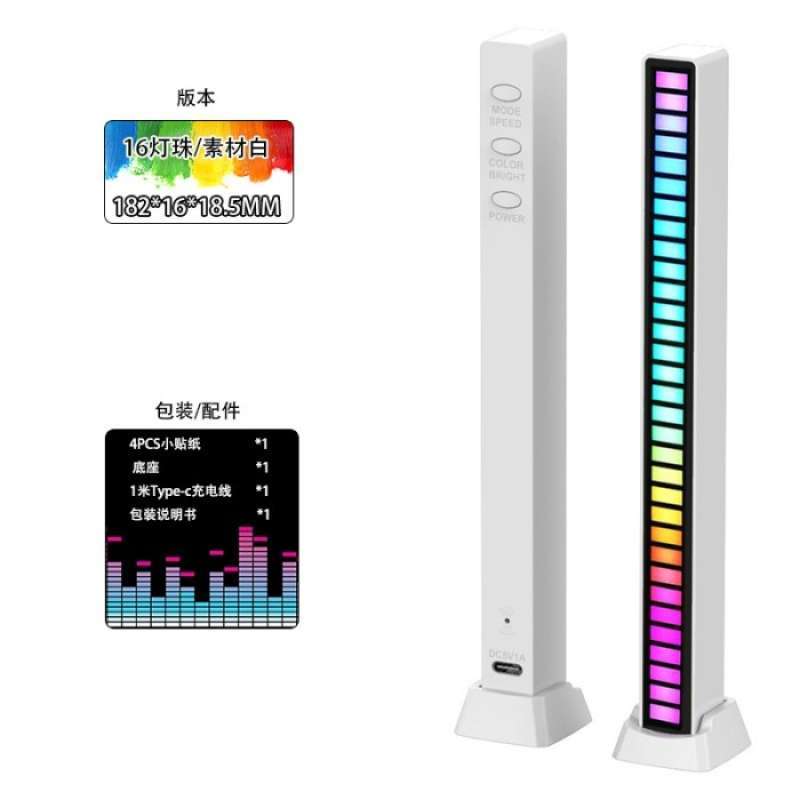 Jual Lampu Led Rgb Bar Strip Spectrum Audio Indikator Music Sound ...