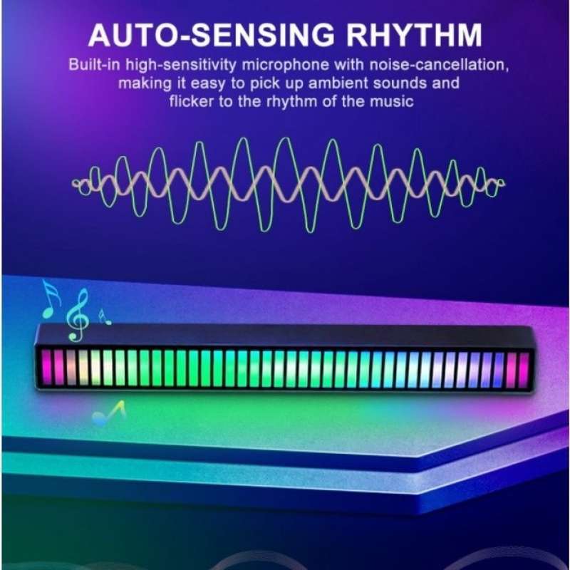 Jual Lampu Led Rgb Bar Strip Spectrum Audio Indikator Music Sound ...
