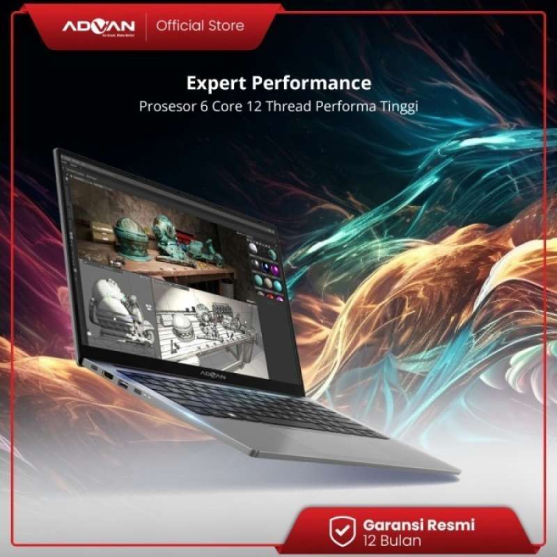 Promo Advan Workplus Notebook [Ryzen 7-7735HS/16GB/512GB SSD/14 FHD IPS ...
