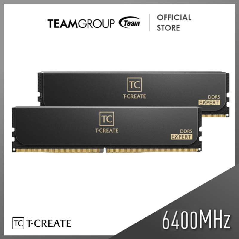 Jual Teamgroup Memory T-CREATE EXPERT DDR5 2x16GB 6400Mhz - Black di ...