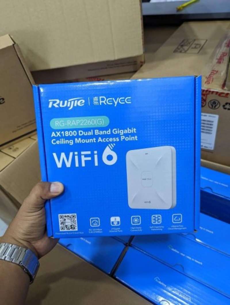 Promo Ceiling Access Point Indoor 1775mbps - Ruijie Reyee Rg-rap2260g ...