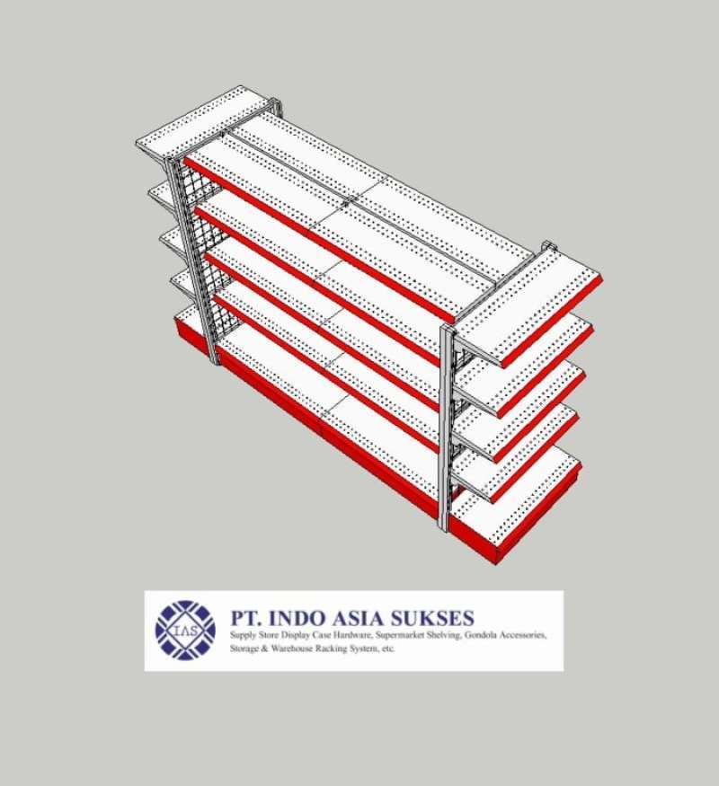 Promo Rak Gondola / Rak Minimarket 2 Unit End 2 Unit Island Start ...