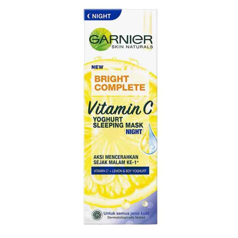 Jual GARNIER BRIGHT COMPLETE SLEEPING MASK NIGHT CREAM - 20 ml | 50 ml ...
