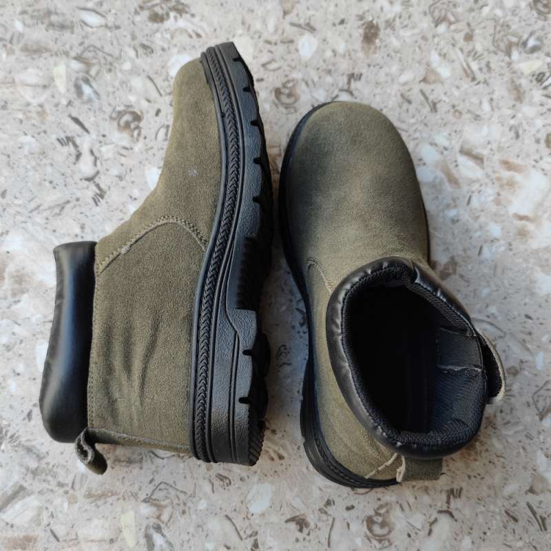 Promo MIVASO Profesional Sepatu Safety Boots Pria High Top Cowok ...