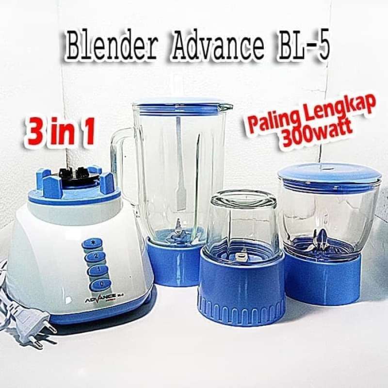 Promo BL-5 Blender 3in1Kapasitas 1,5Liter Body Kaca MURAH BARANG BAG Diskon 23% di Seller PT ...