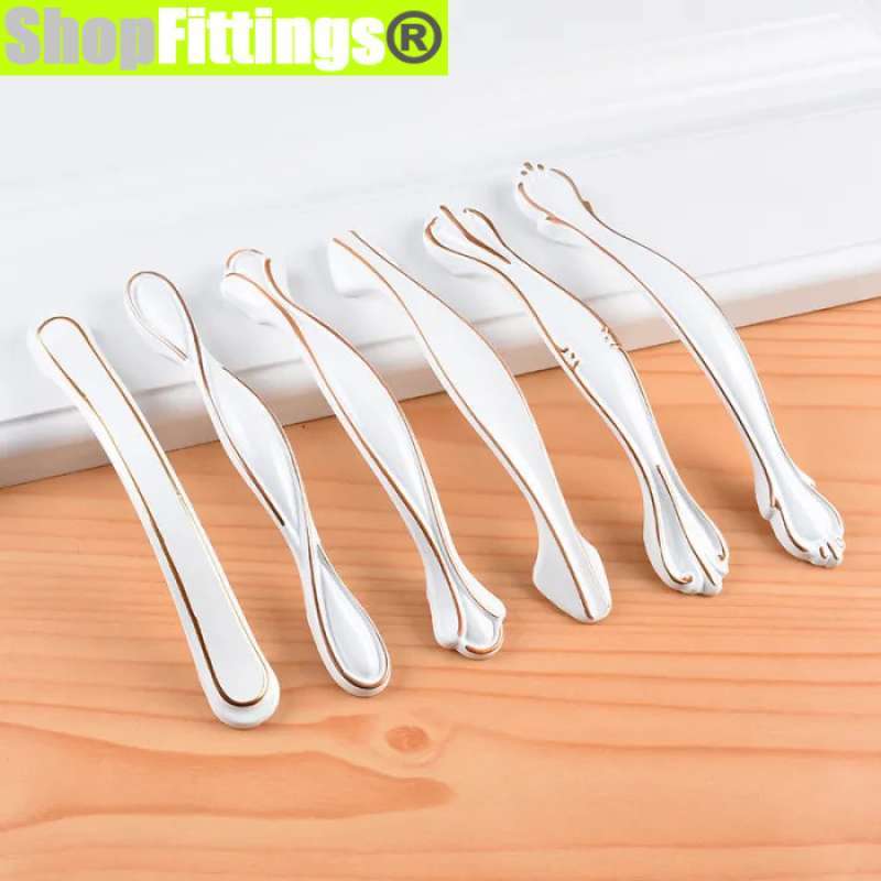 Jual Classic Door Handle Drawer Furniture Ivory Off White Tarikan Pintu ...