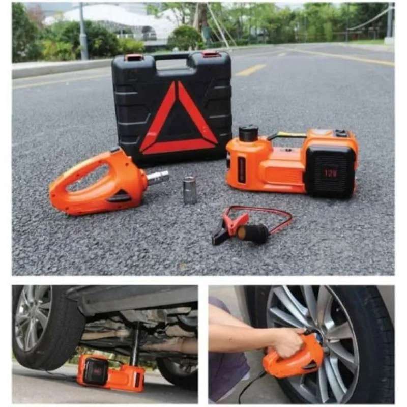 Promo Dongkrak Elektrik Portable 12V 5Ton 4 In 1 Electric Car Jack Kit ...