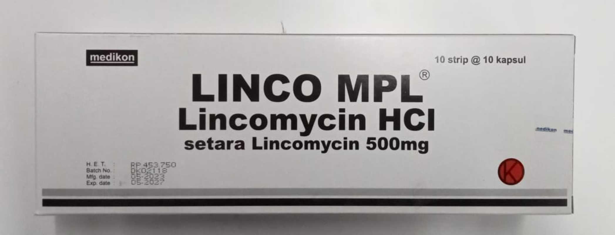 Jual LINCO MPL MEDIKON 500 MG 10 KAPSUL di Seller Apotek Mose Sawah ...