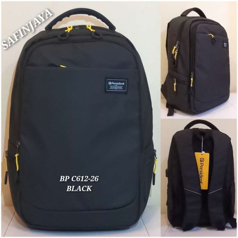Promo Tas Ransel President Bahan Parasut - 612abu-abu Diskon 2% di ...