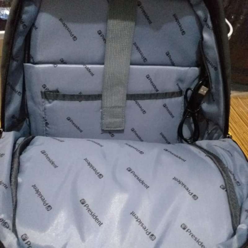 Promo Tas Ransel President Bahan Parasut - 612abu-abu Diskon 2% di ...