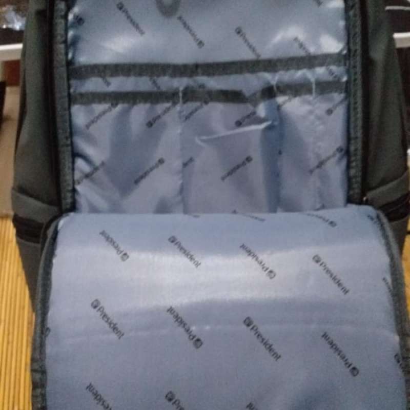 Promo Tas Ransel President Bahan Parasut - 612abu-abu Diskon 2% di ...