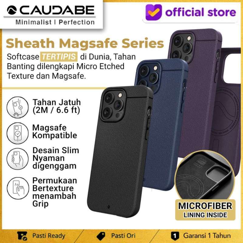 Jual Caudabe Sheath MagSafe Case iPhone 15 Pro Max Plus - Casing ...
