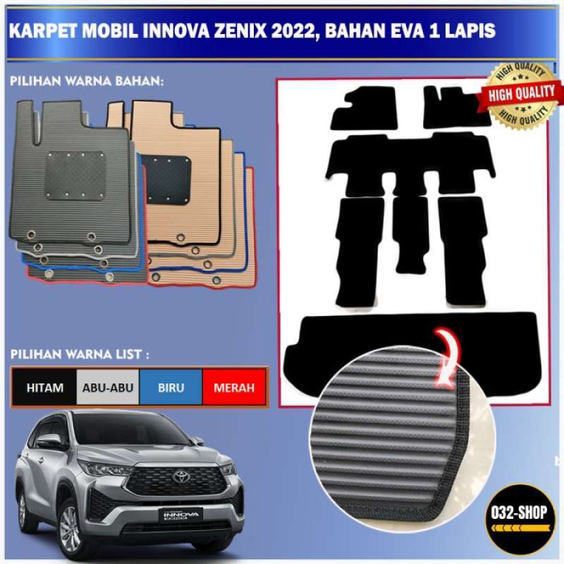 Promo Karpet Mobil Innova Zenix 2022, Bahan Eva 1 Lapis Diskon 33% di ...