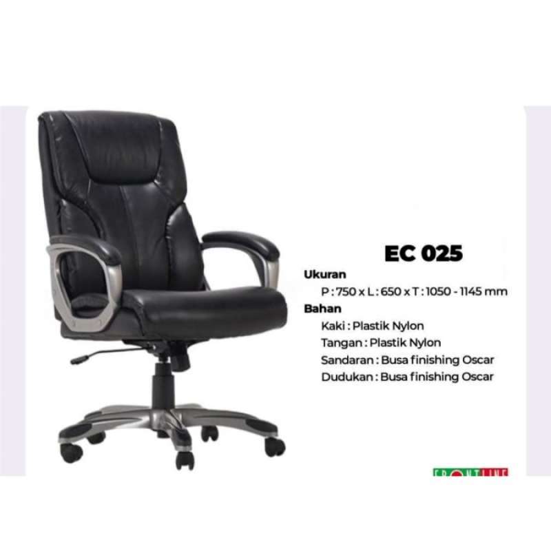 Jual Kursi Kerja Kantor Kursi Manager Kursi Direktur Frontline EC 025 di Seller Kyfazu Sofa - 20 ...
