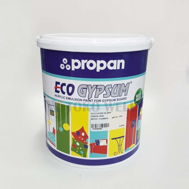 Promo Propan Eco Gypsum 4050 / 9101 - White / Galon / 5kg Diskon 23% di ...