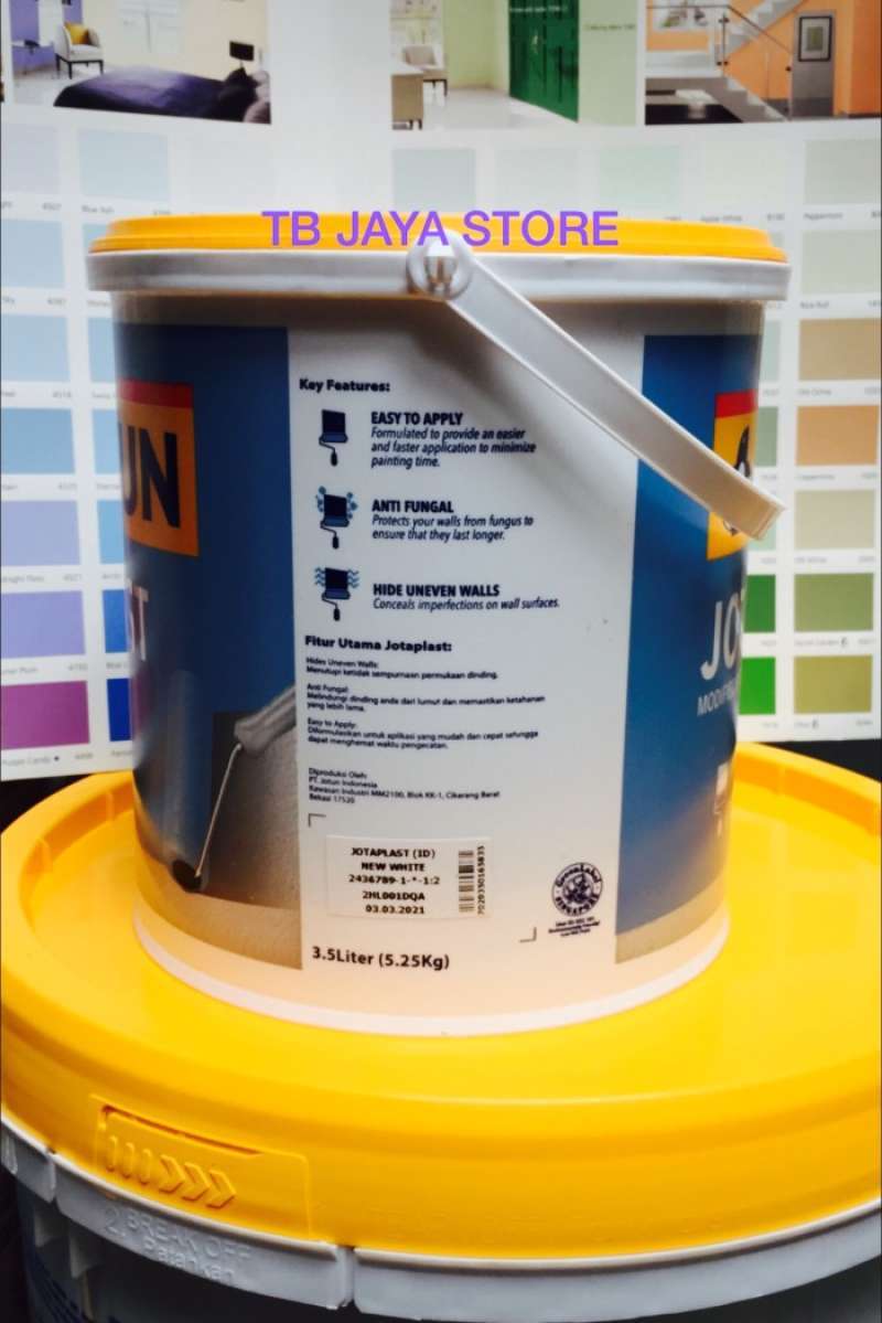 Promo JOTUN JOTAPLAST NEW WHITE / CAT TEMBOK INTERIOR / JOTUN WHITE 5 ...