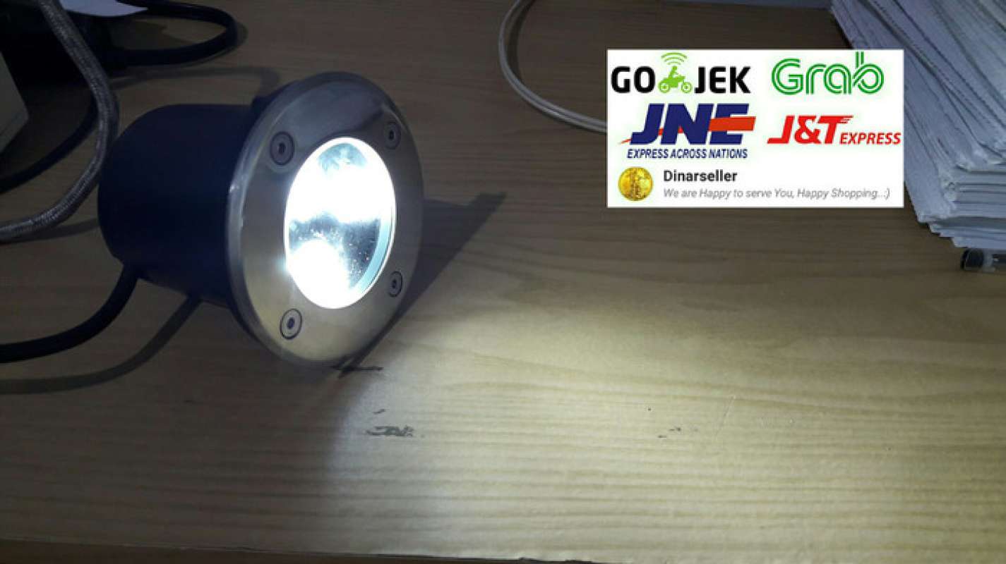 Promo Led Tanam Lantai 3 Watt Lampu Taman Underground Light Garden Lamp ...
