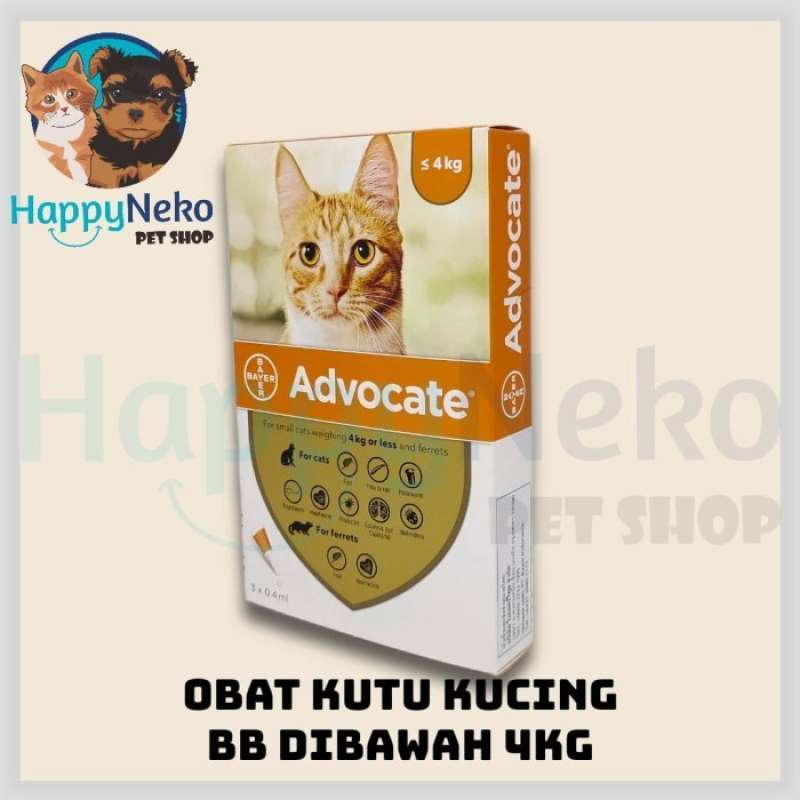 Promo Advocate Flea And Ticks Up To 4Kg For Small Cat Obat Kutu Kucing ...