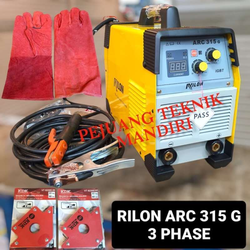 Promo Mesin Las Inverter Rilon Arc 315 G 3phase / Trafo Las Rilon Arc ...