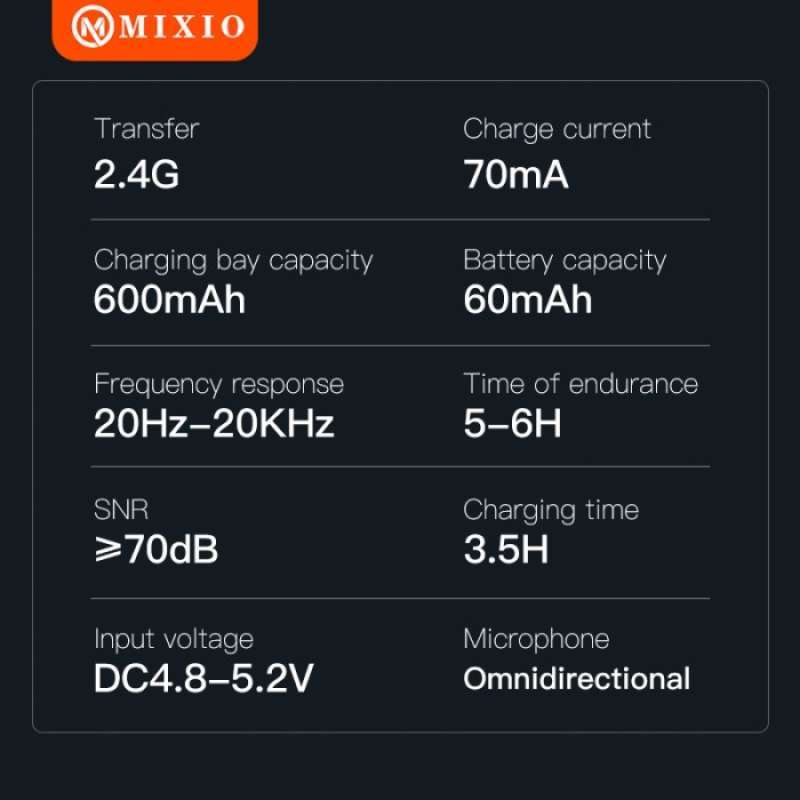 Promo Mixio S12pro S11pro T9 T10 W12 Microphone Wireless Mic Clip On ...