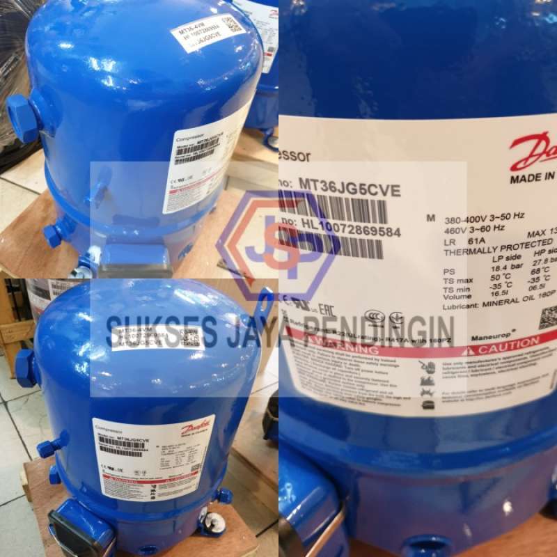 Promo Compressor Danfoss Mt36jg5cve / Kompresor Mt36jg5cve 3phase ...