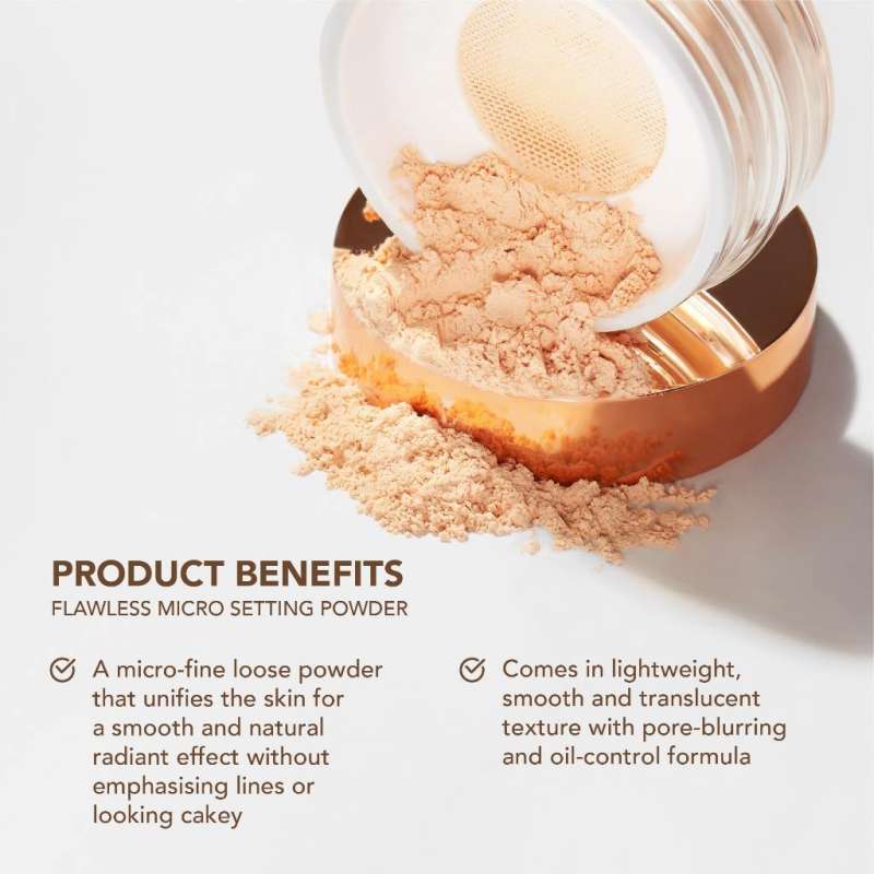 Jual Esqa Flawless Micro Setting Powder - Translucent | Vanilla ...