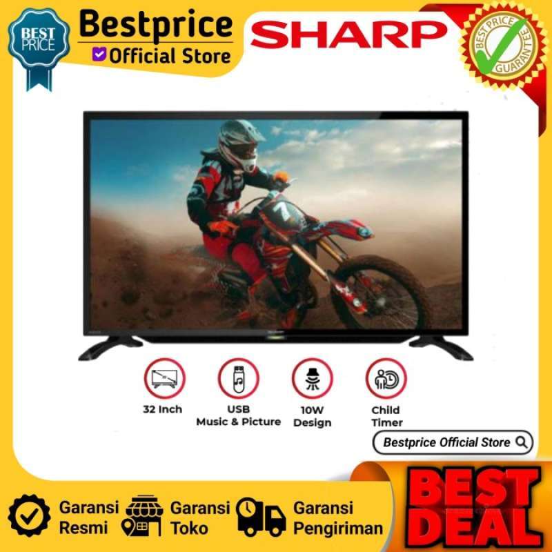 Promo LED TV 32 INCH 2T-C32BA1I HD TV USB HDMI GARANSI 5 TAHUN PANEL ...